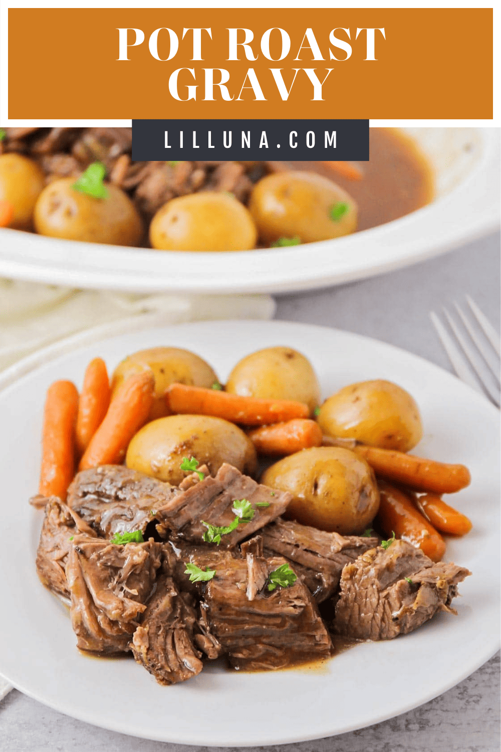 Easy Pot Roast Gravy {Made From Drippings!} | Lil' Luna