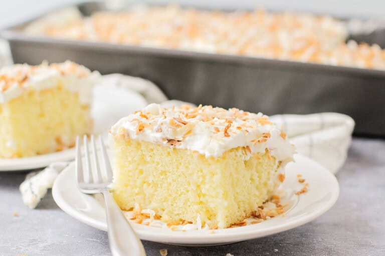 Coconut Poke Cake | Lil' Luna
