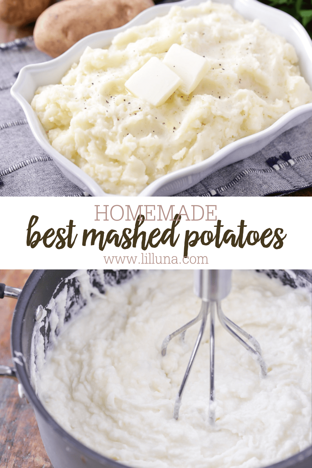 BEST Mashed Potatoes Recipe | Lil' Luna