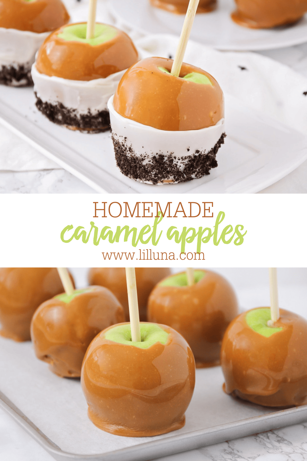 Caramel Apples {Perfect Every Time! +VIDEO} | Lil' Luna