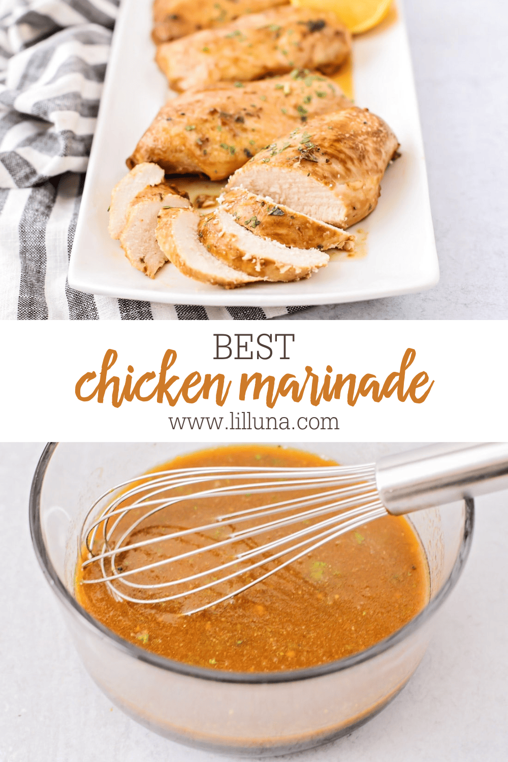 The BEST Chicken Marinade Recipe! {+VIDEO} | Lil' Luna