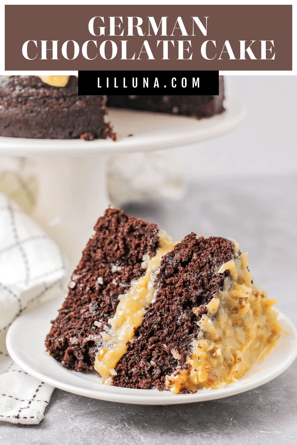German Chocolate Cake Recipe | Lil' Luna