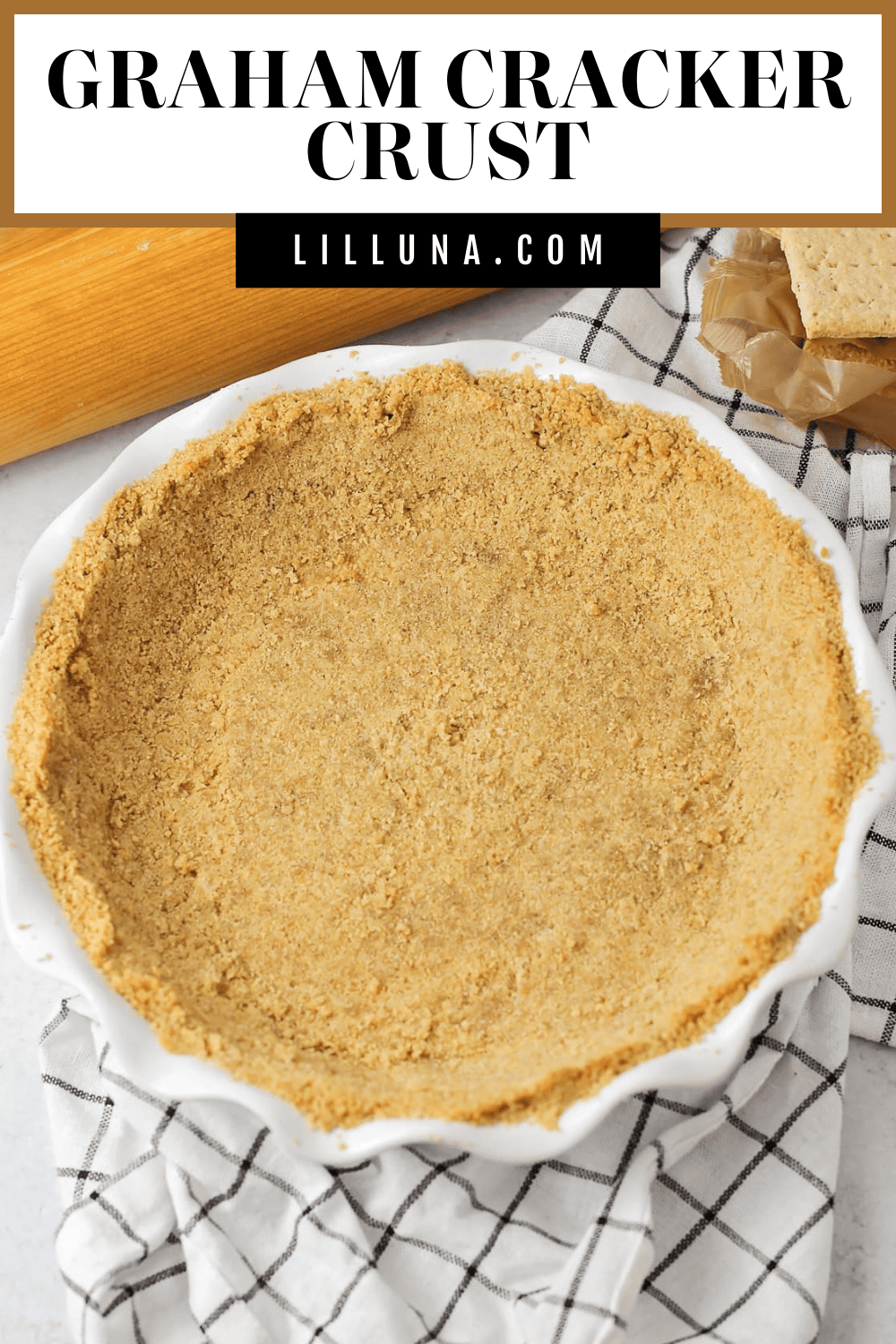 Graham Cracker Crust Recipe | Lil' Luna