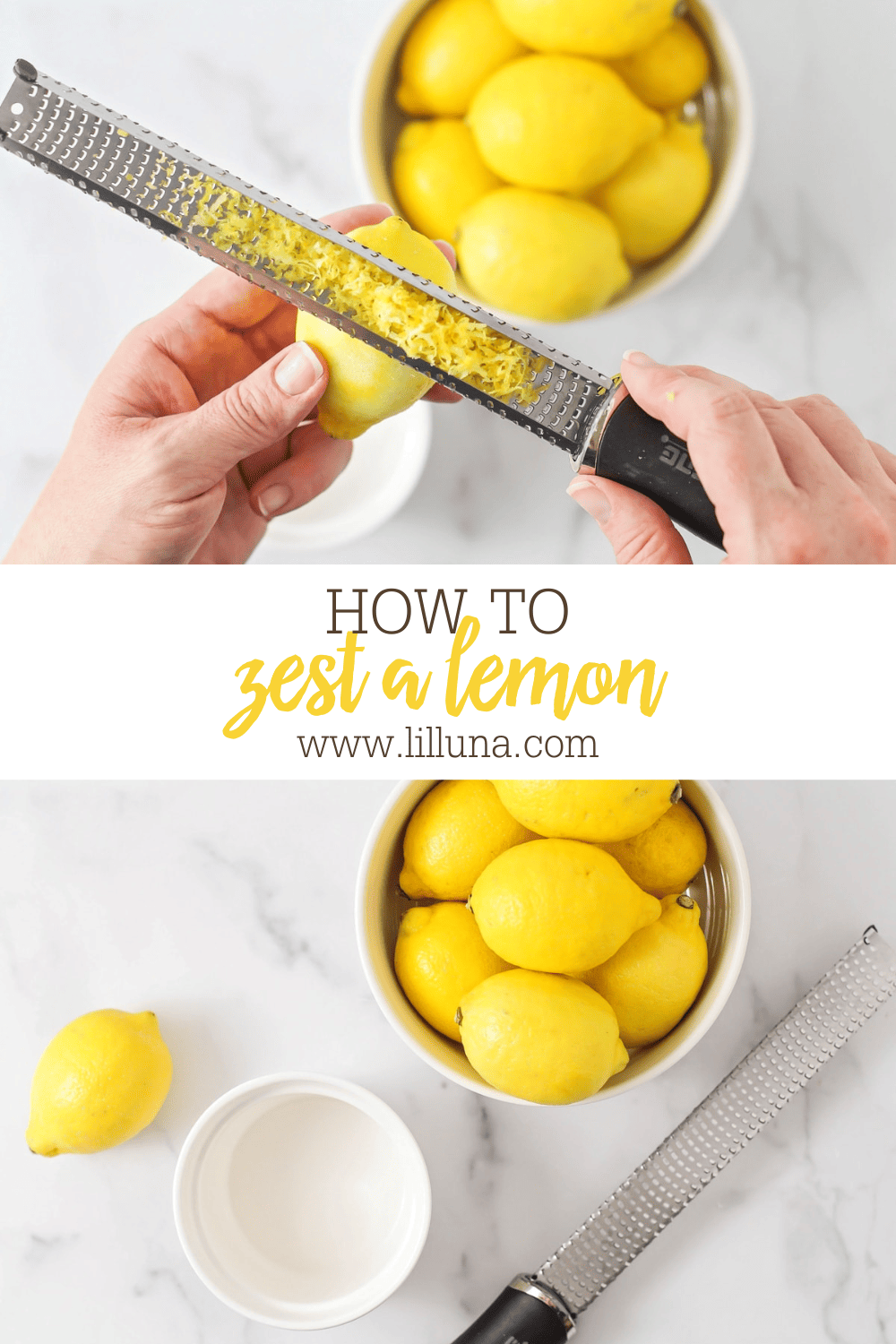 How to Zest a Lemon {Plus All Things Zest!} | Lil' Luna