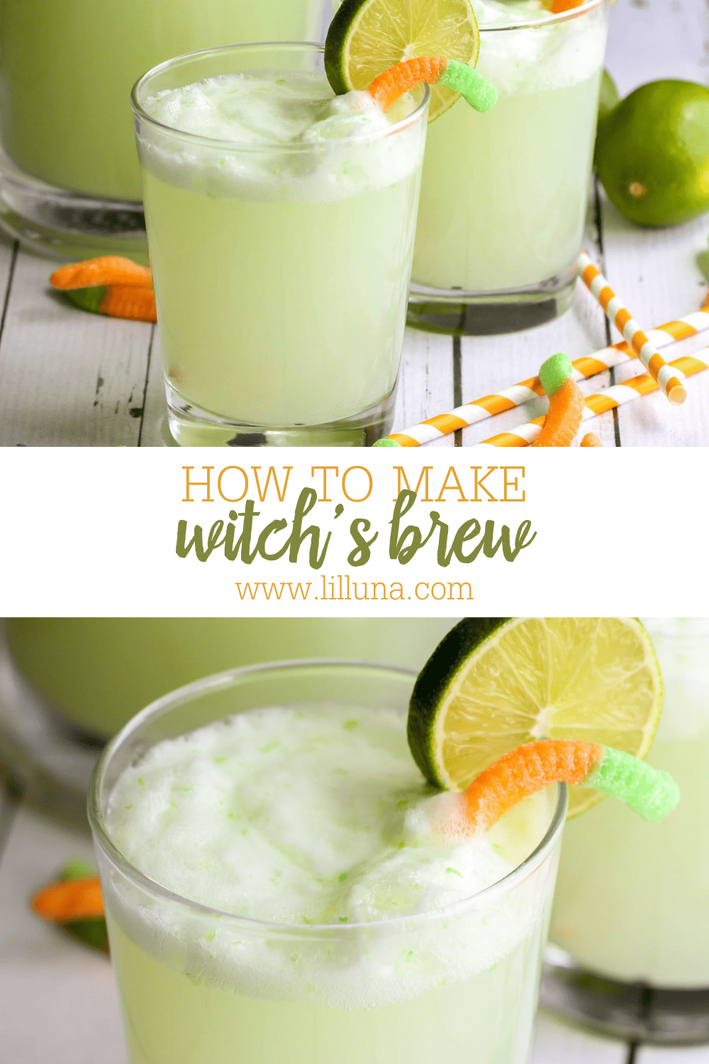 Witches Brew {Kid-Friendly + Lime Flavored} | Lil' Luna