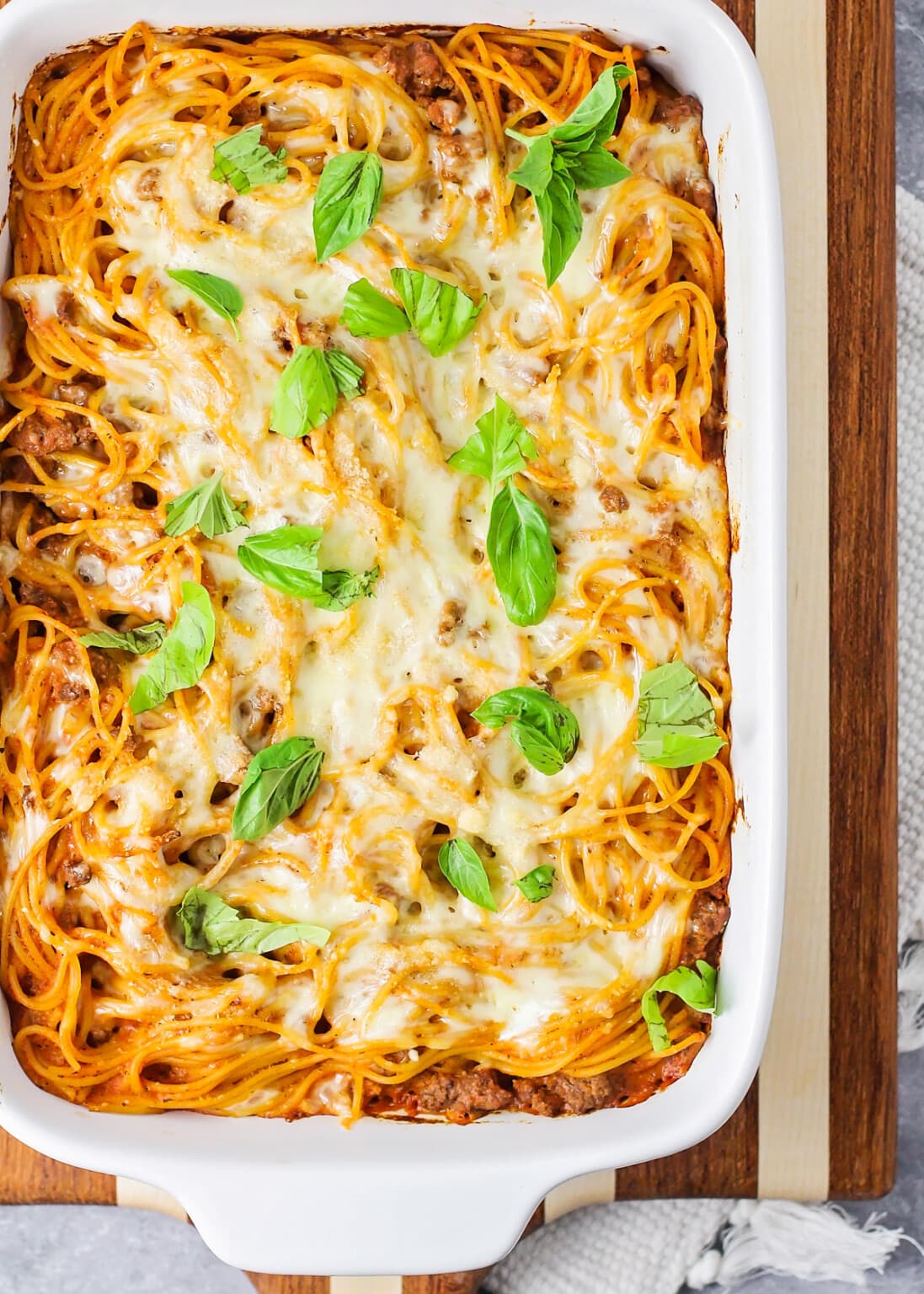 Baked Spaghetti Recipe {+VIDEO} | Lil' Luna