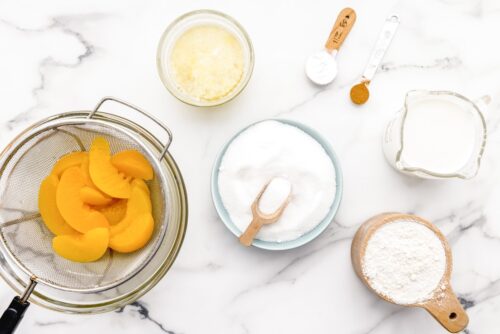 Easy Peach Cobbler with Canned Peaches