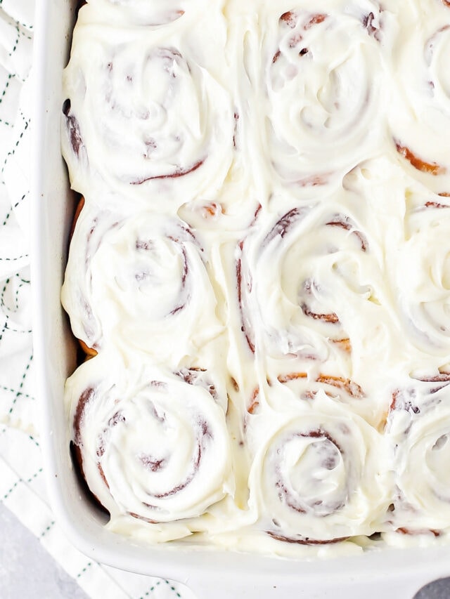 Best Cinnamon Roll Icing | Lil' Luna