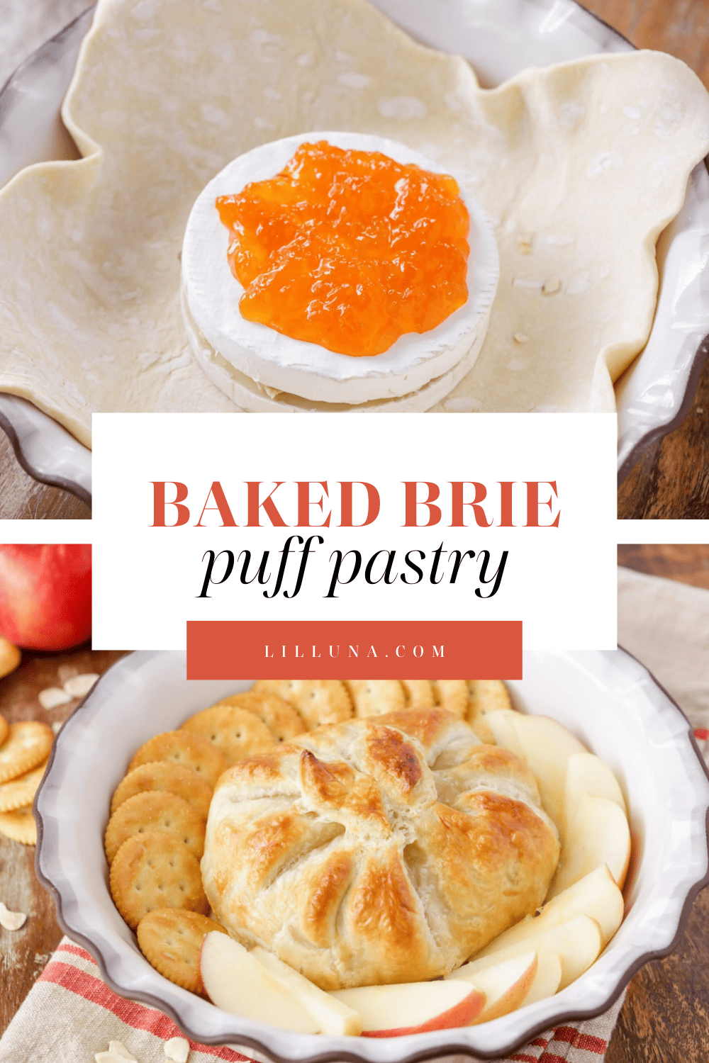Baked Brie in Puff Pastry | Lil' Luna