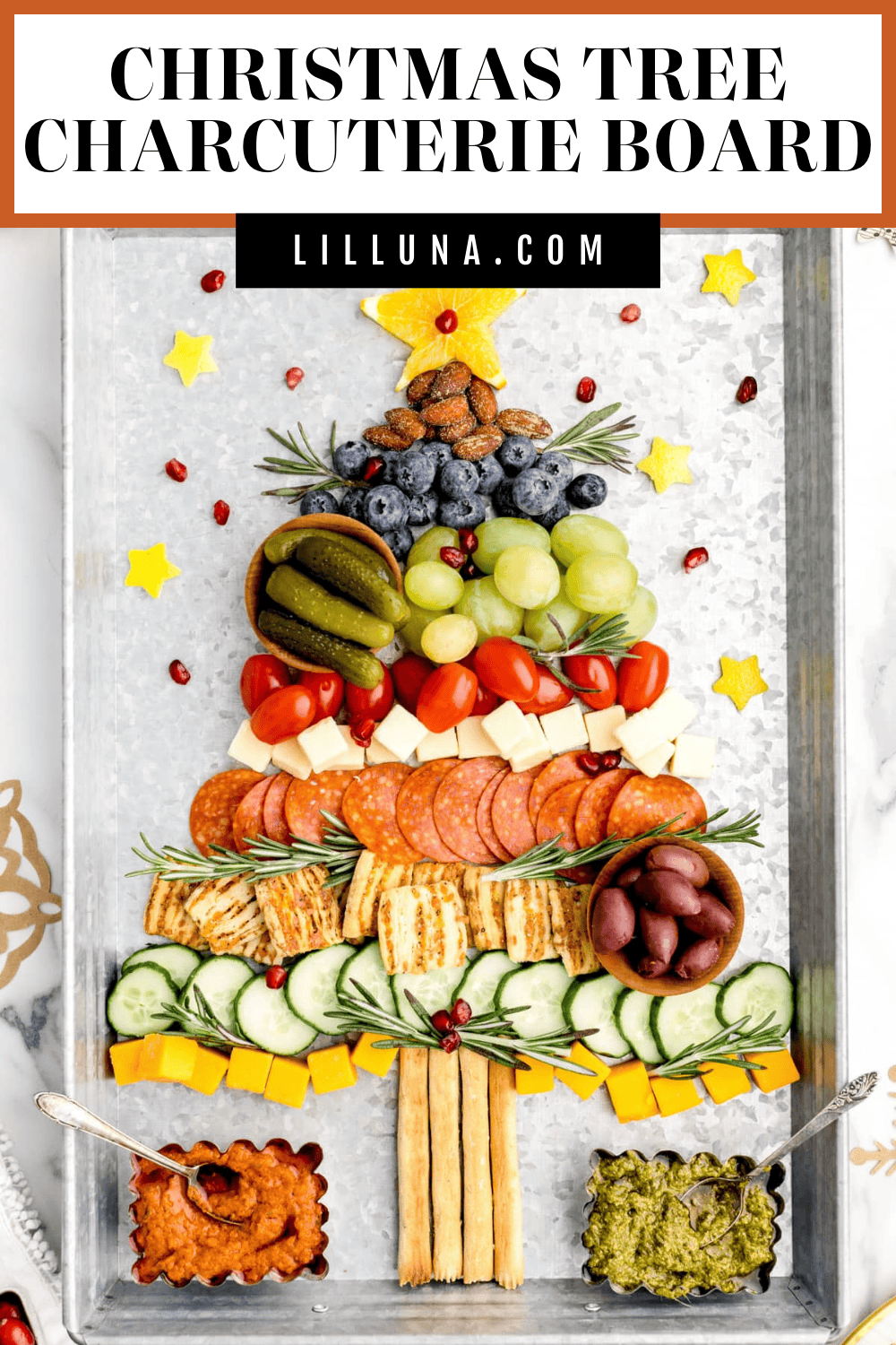 Christmas Tree Charcuterie Board Lil Luna