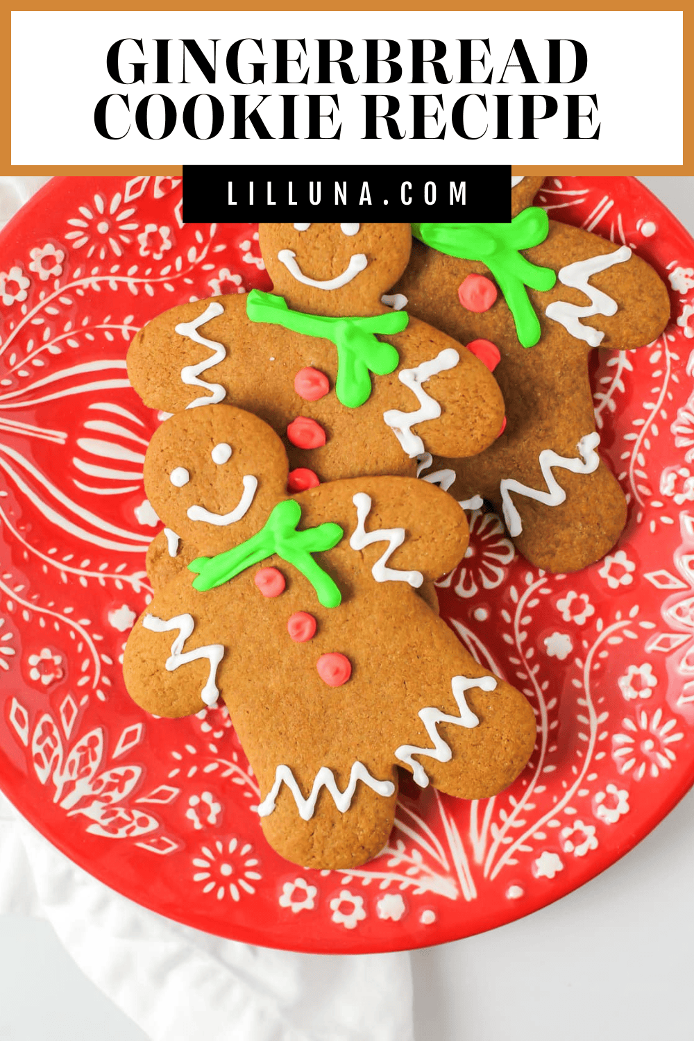 The BEST Gingerbread Cookie Recipe