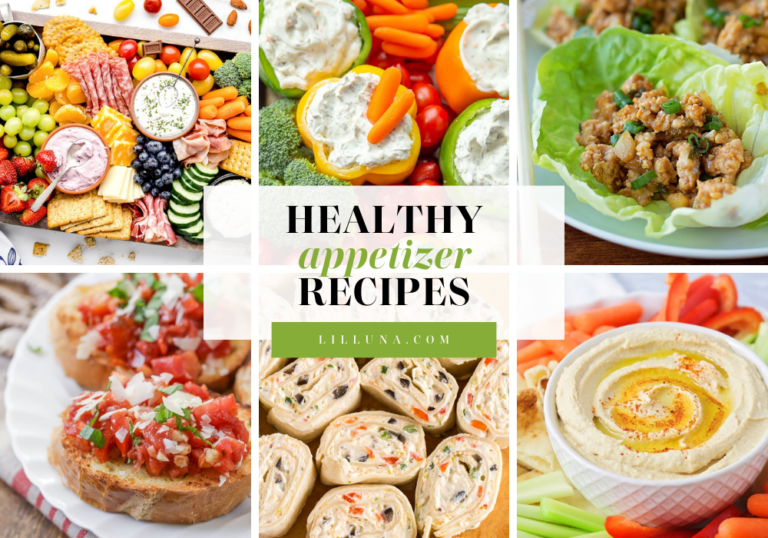 40+ Easy Healthy Appetizers | Lil' Luna