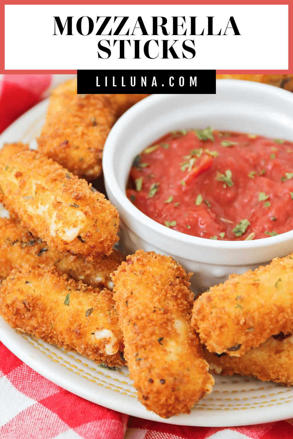 Homemade Mozzarella Sticks | Lil' Luna