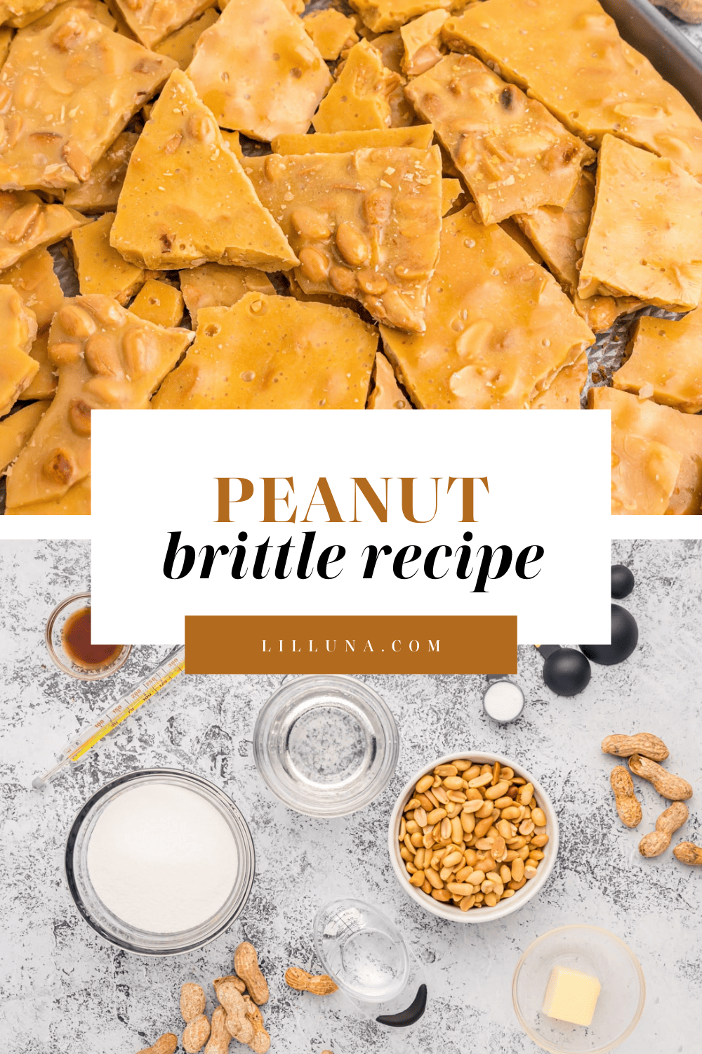 Peanut Brittle Recipe {Step by Step!} | Lil' Luna