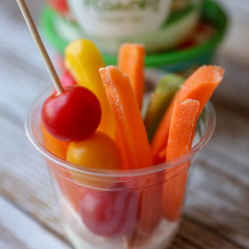 Veggie Cups {Party Perfect!} | Lil' Luna