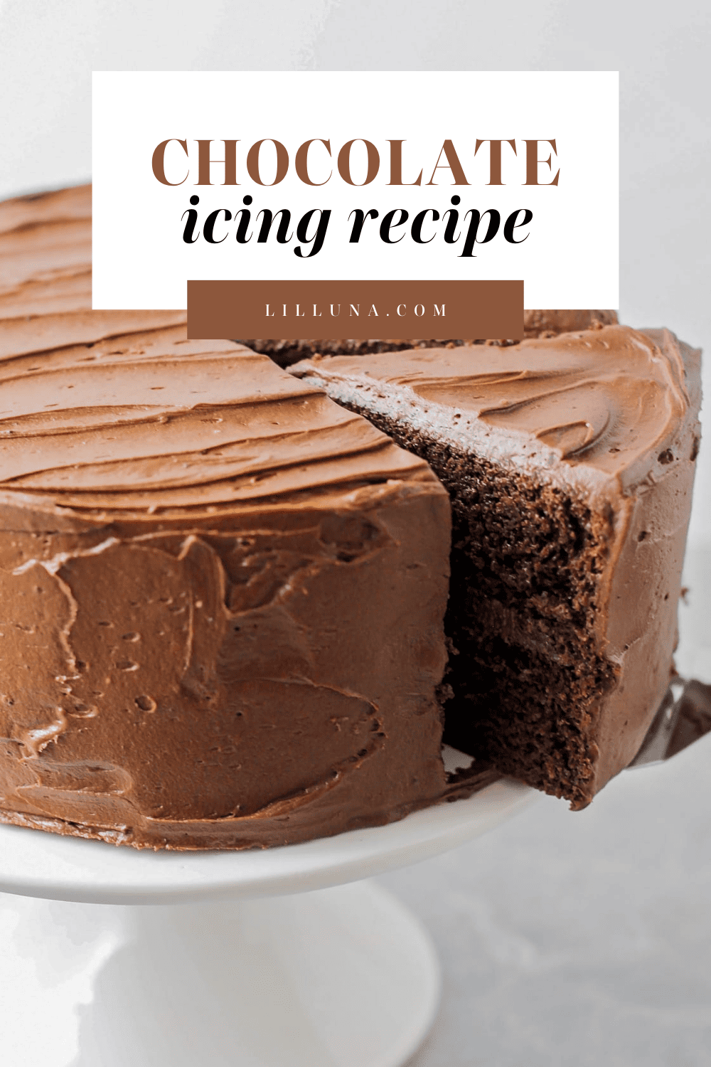 Chocolate Icing Recipe {Made in Minutes!} | Lil' Luna