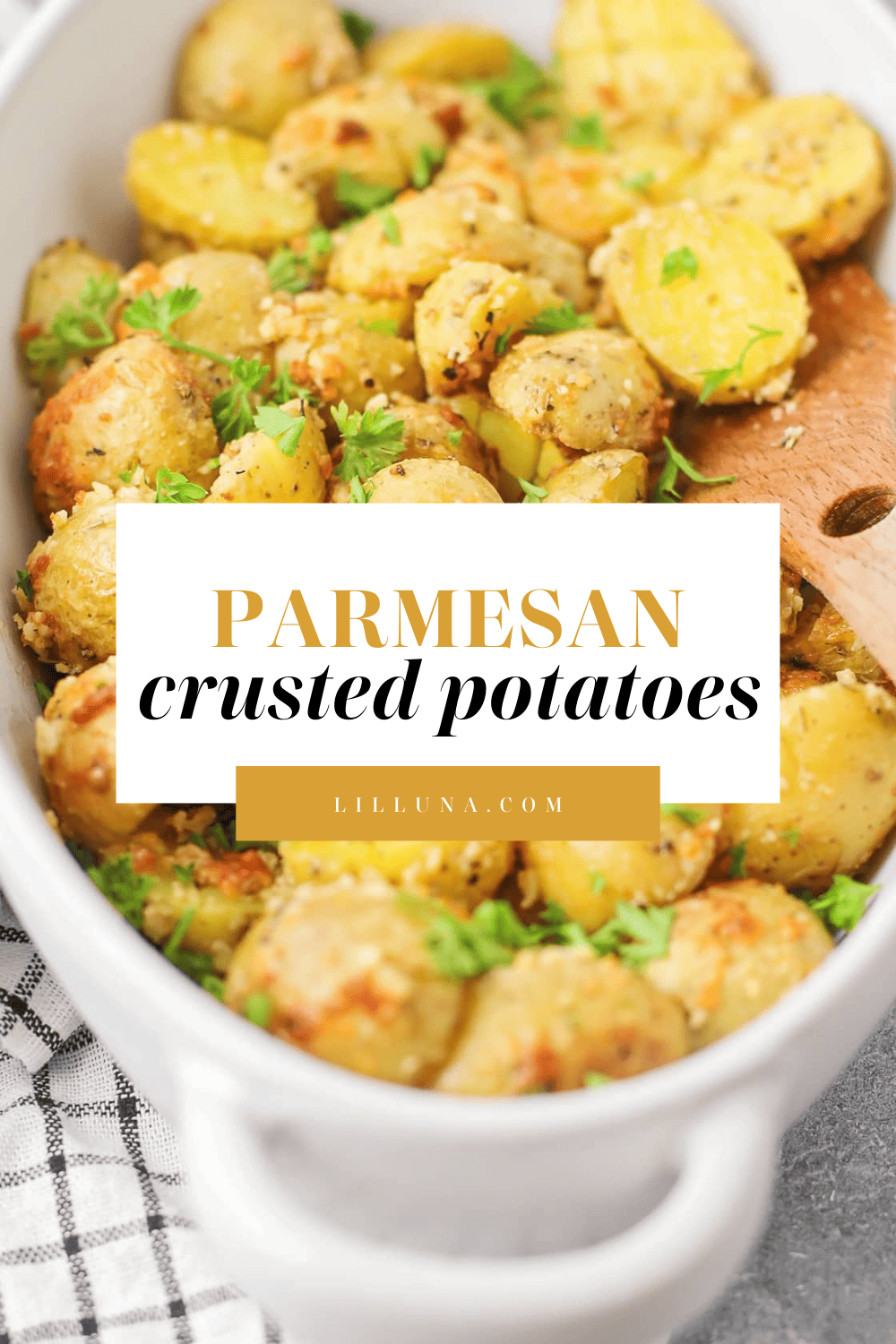Parmesan Crusted Potatoes | Lil' Luna