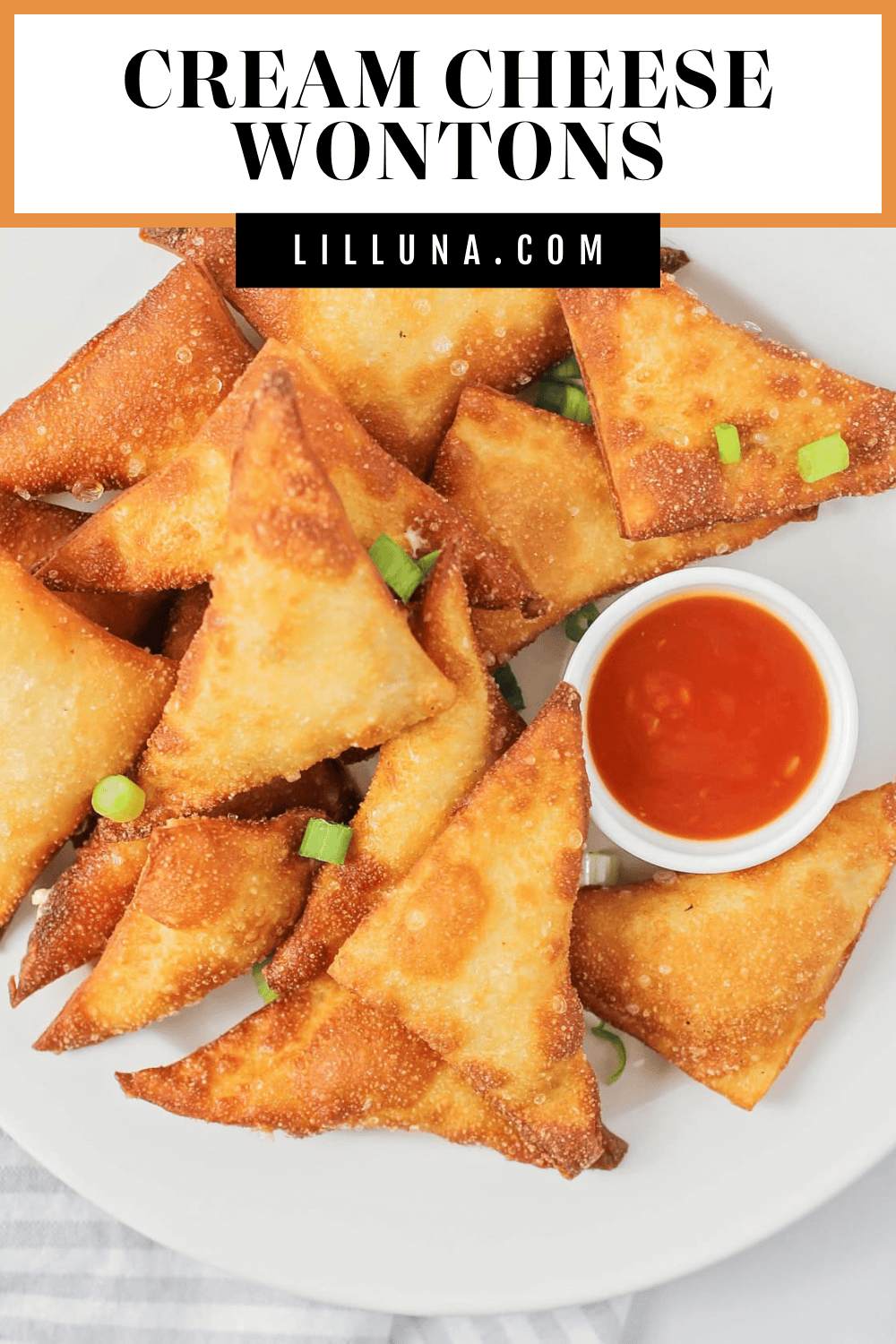 Cream Cheese Wontons | Lil' Luna