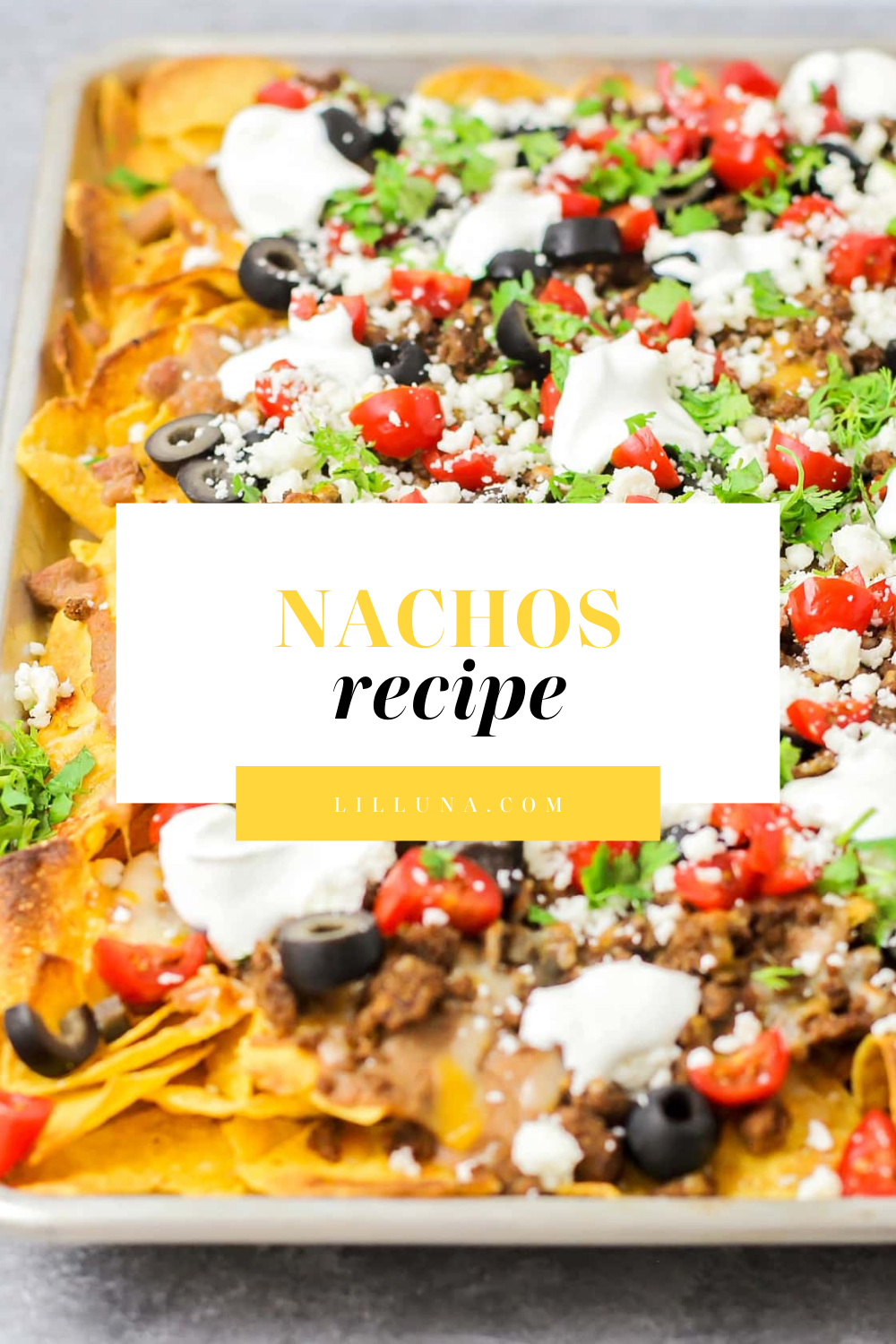 Nachos Recipe {Ready in 15 Minutes!} | Lil' Luna