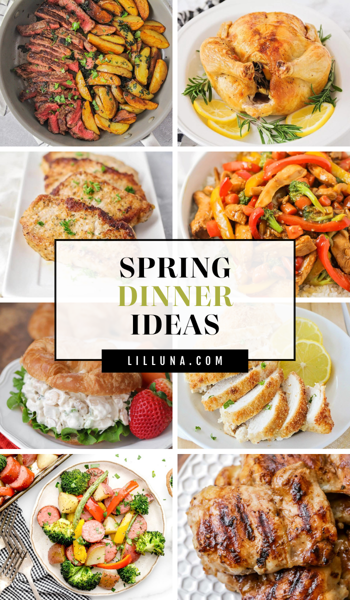 45+ Spring Dinner Ideas | Lil' Luna