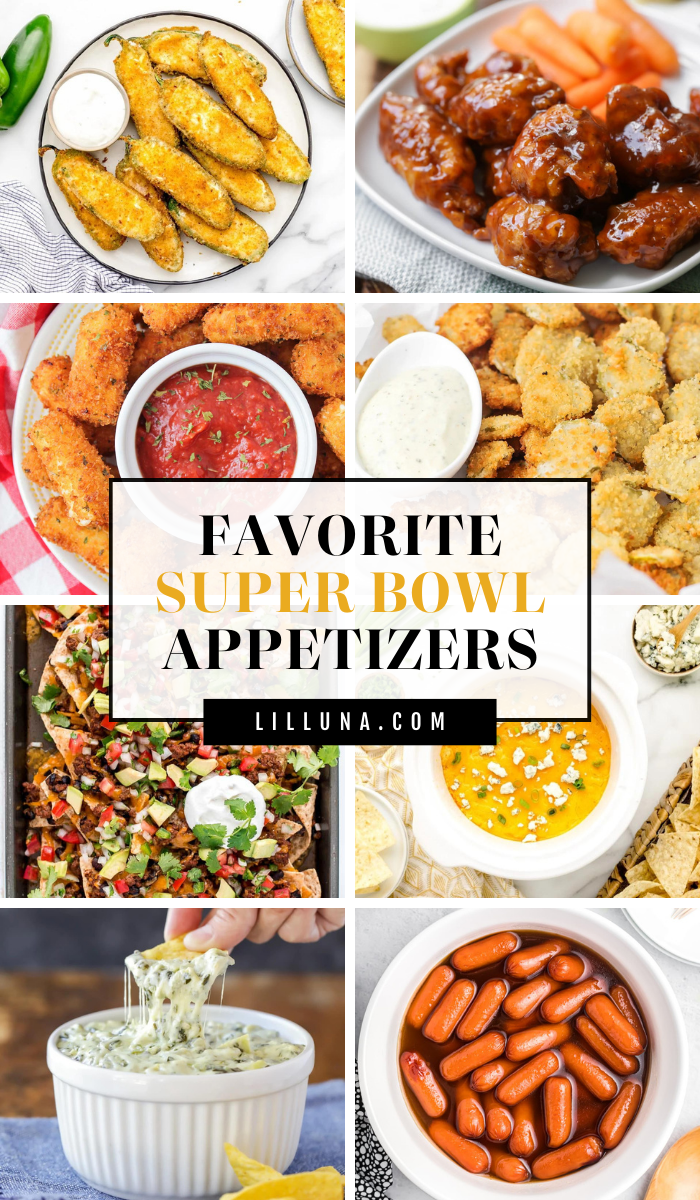 65+ Super Bowl Appetizers | Lil' Luna