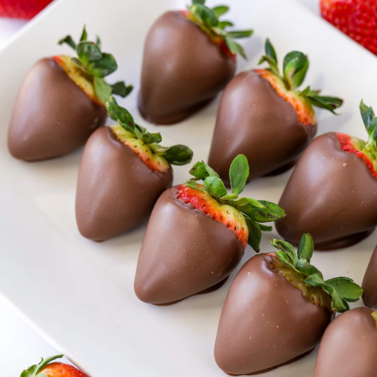 Easy Chocolate Covered Strawberries | Lil' Luna