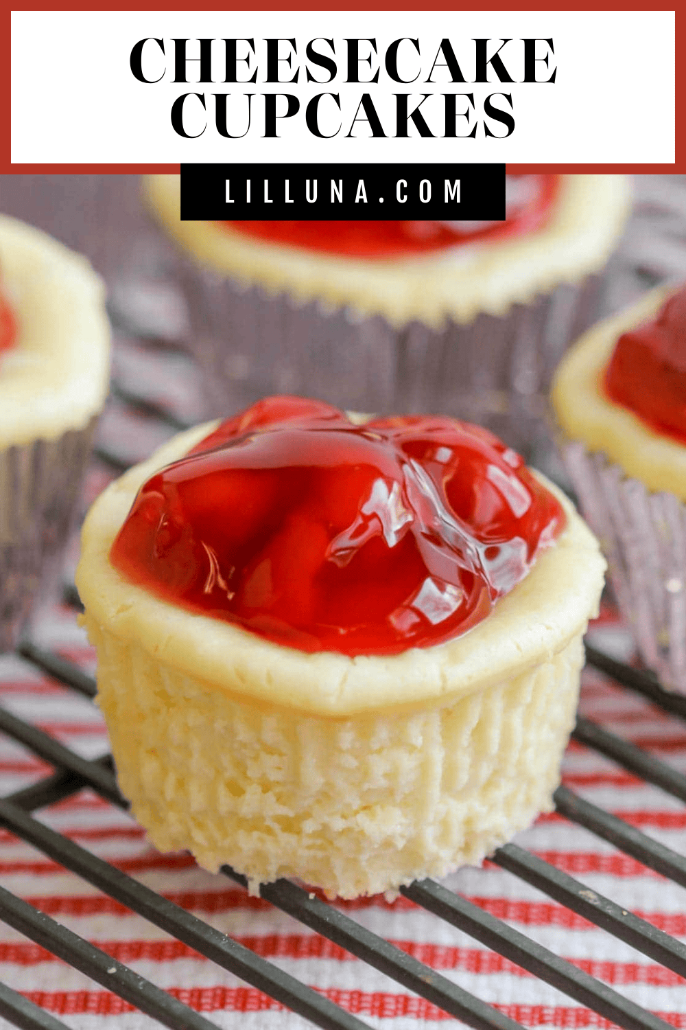 Cheesecake Cupcakes | Lil' Luna