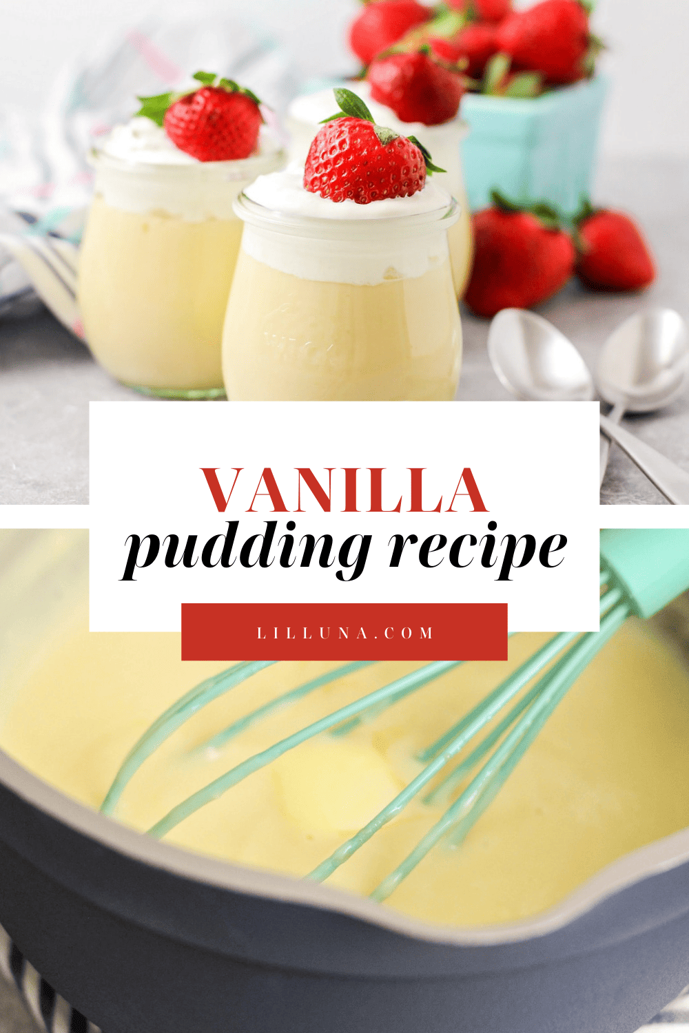 Homemade Vanilla Pudding Recipe | Lil' Luna