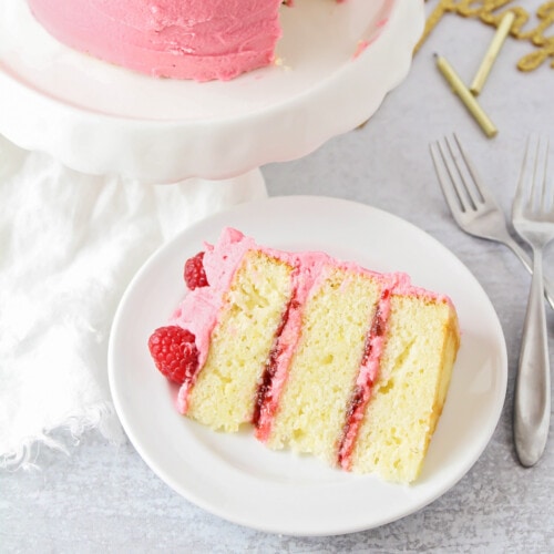 Lemon Raspberry Cake | Lil' Luna
