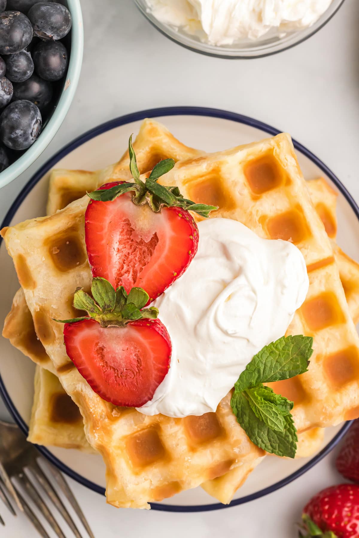 Puff Pastry Waffles | Lil' Luna