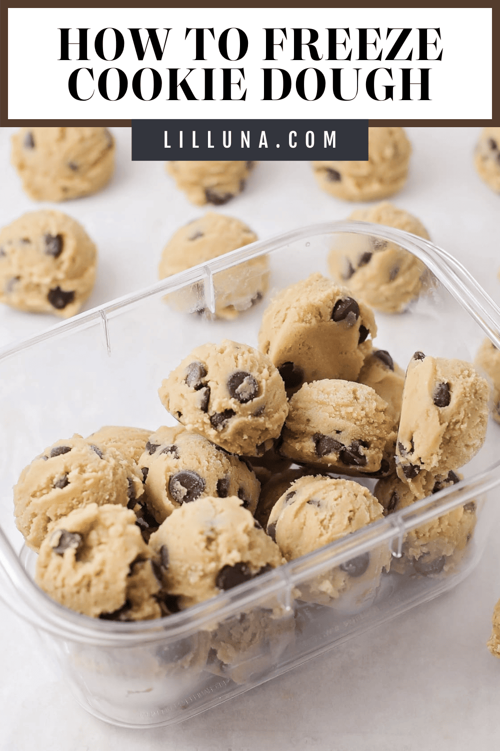 How to Freeze Cookie Dough 101 | Lil' Luna