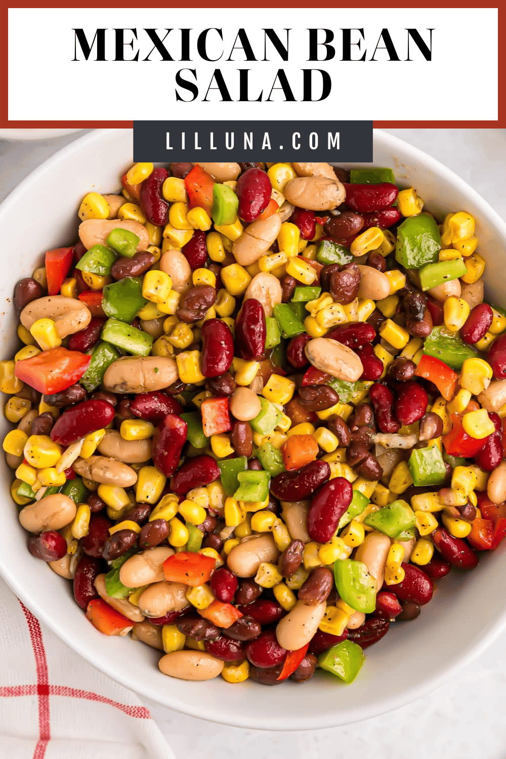 Mexican Bean Salad | Lil' Luna