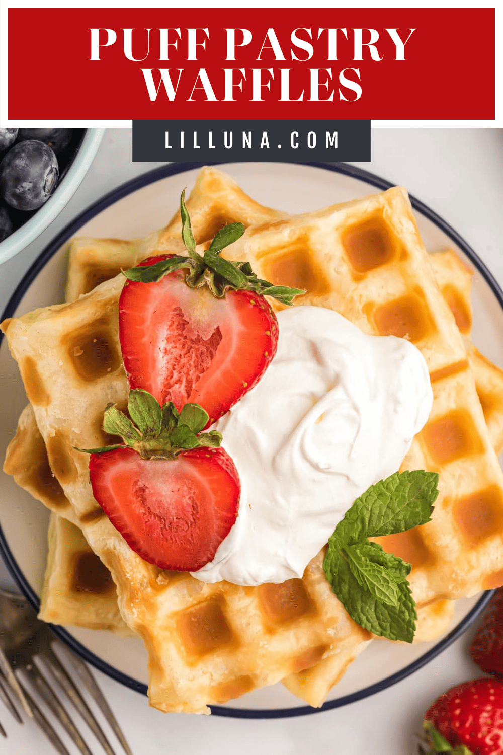 Puff Pastry Waffles | Lil' Luna