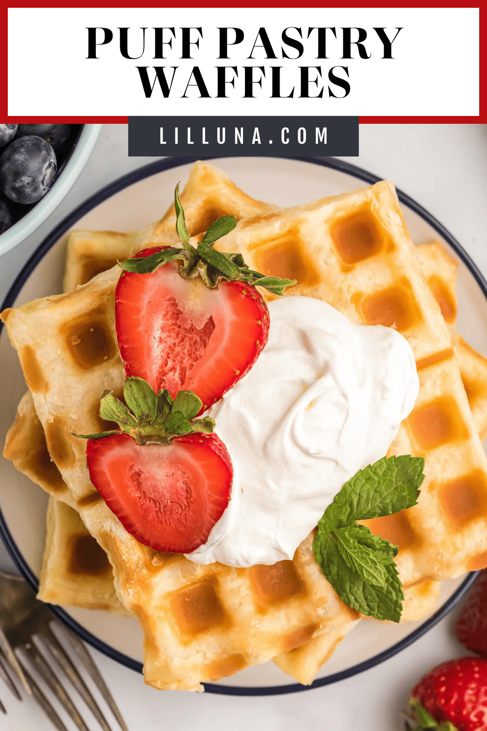Puff Pastry Waffles | Lil' Luna