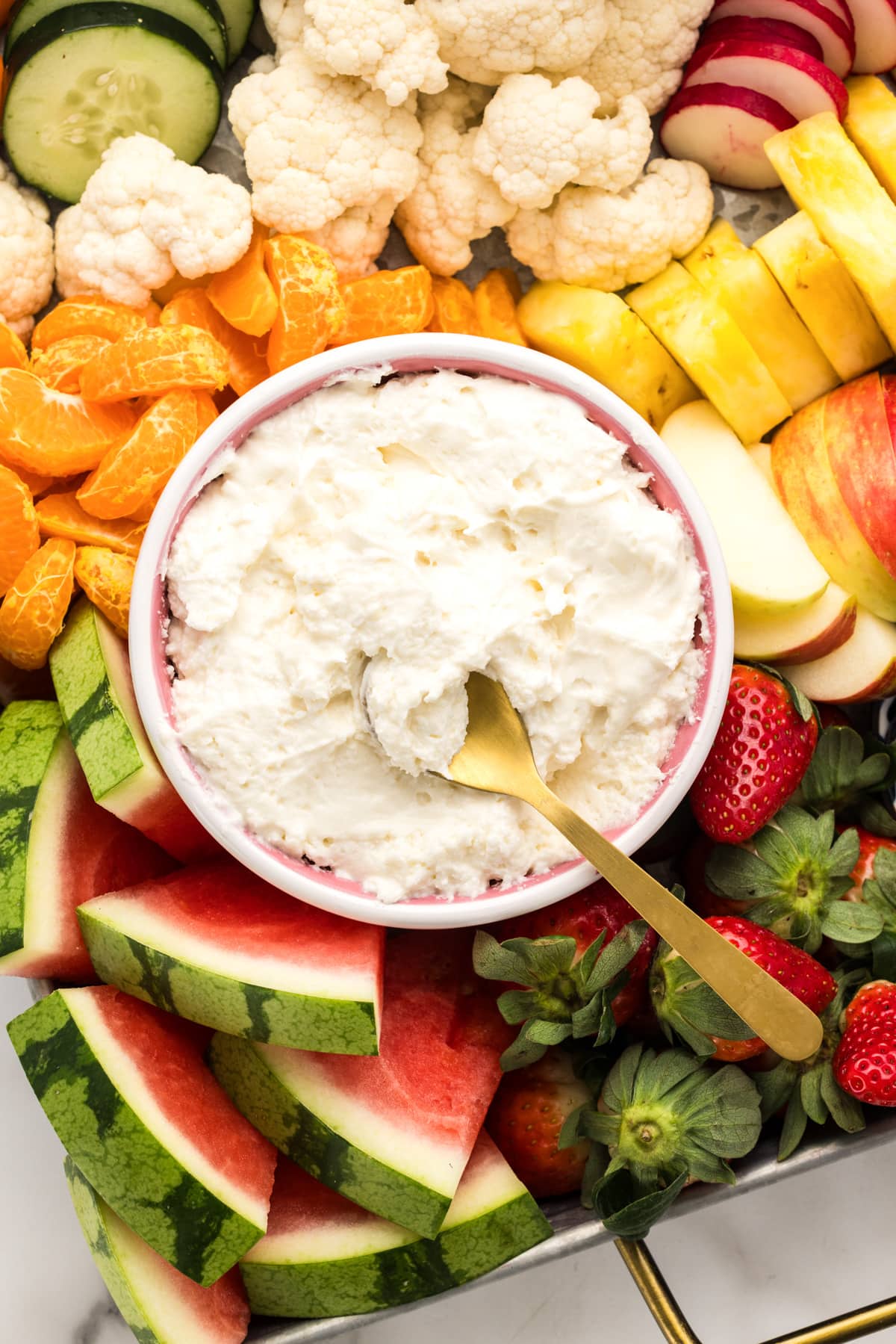 Yogurt Fruit Dip {Just 4 Ingredients!} | Lil' Luna