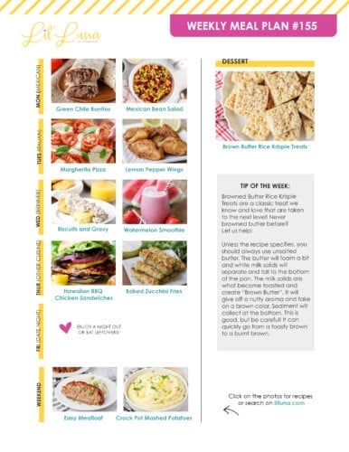 Save yourself some time, money and stress by using this FREE meal plan ...