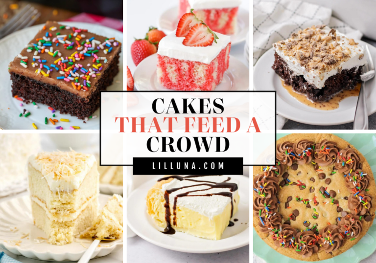 50+ Cakes That Feed A Crowd | Lil' Luna