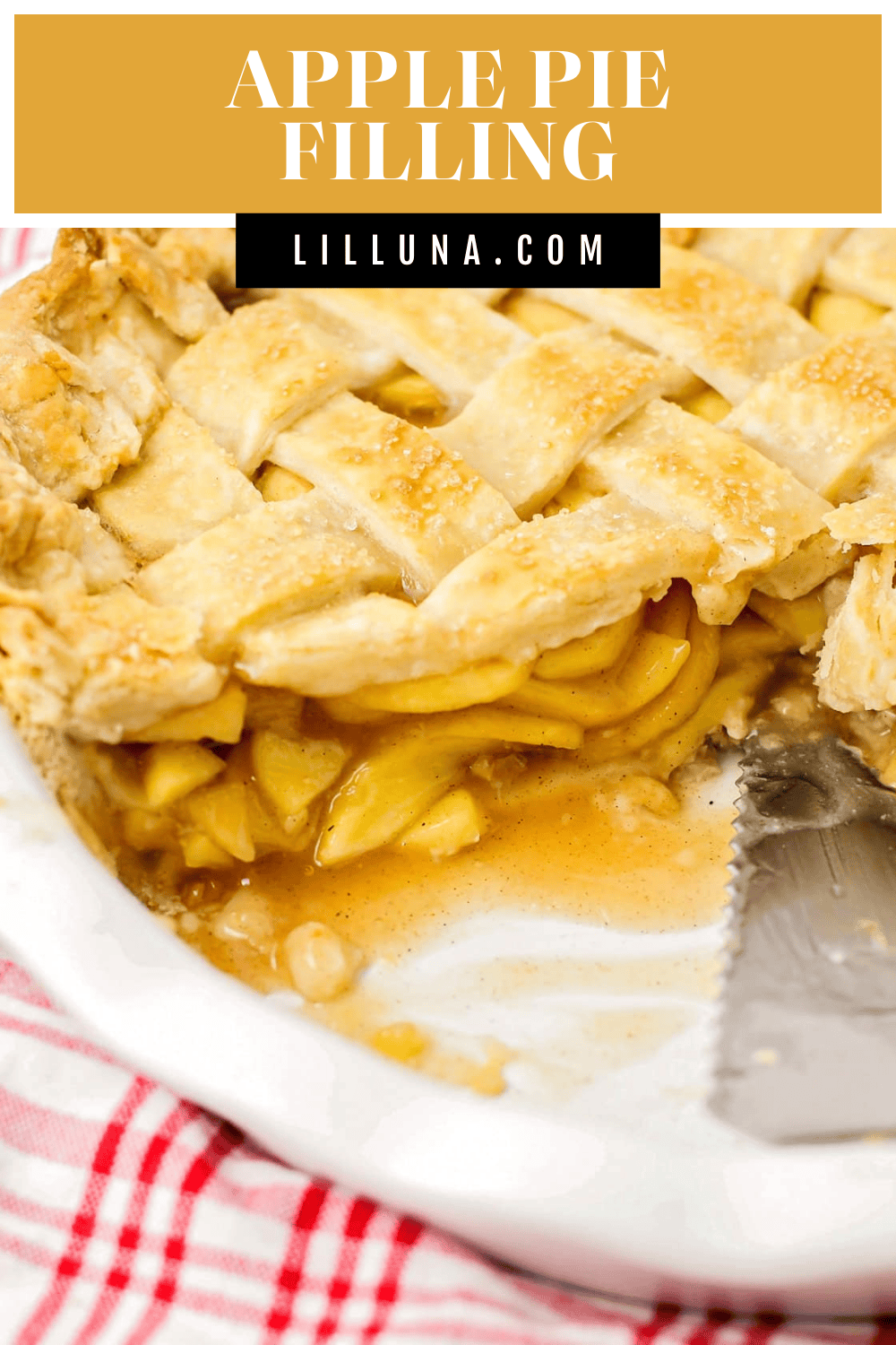 Homemade Apple Pie Filling | Lil' Luna