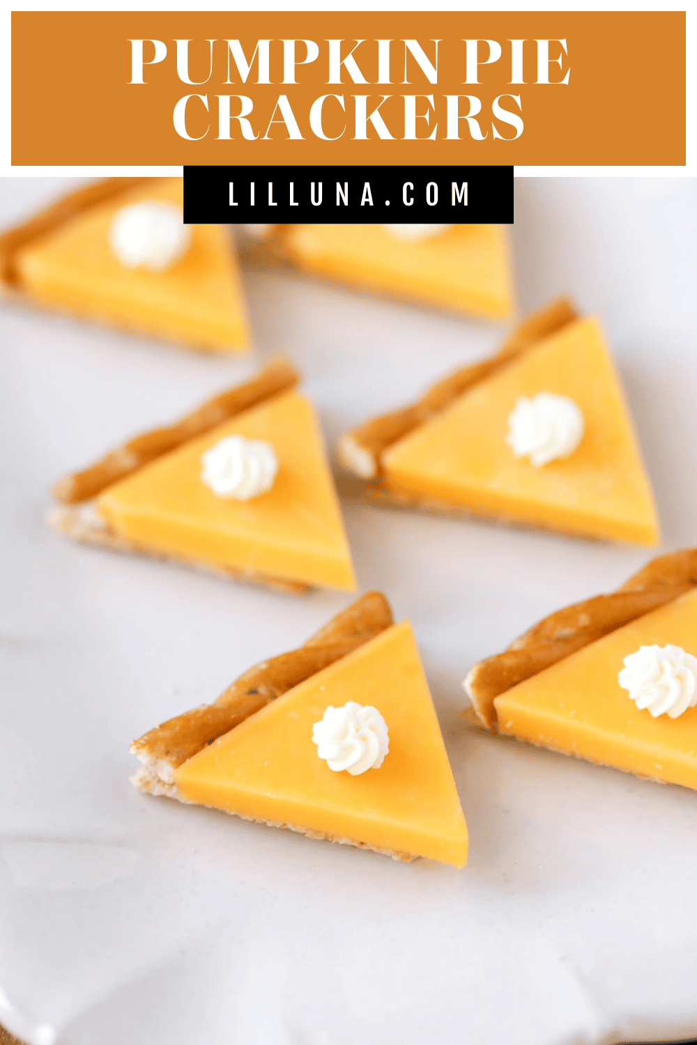Thanksgiving Pumpkin Pie Crackers