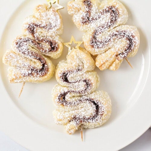 Mini Nutella Christmas Trees | Lil' Luna