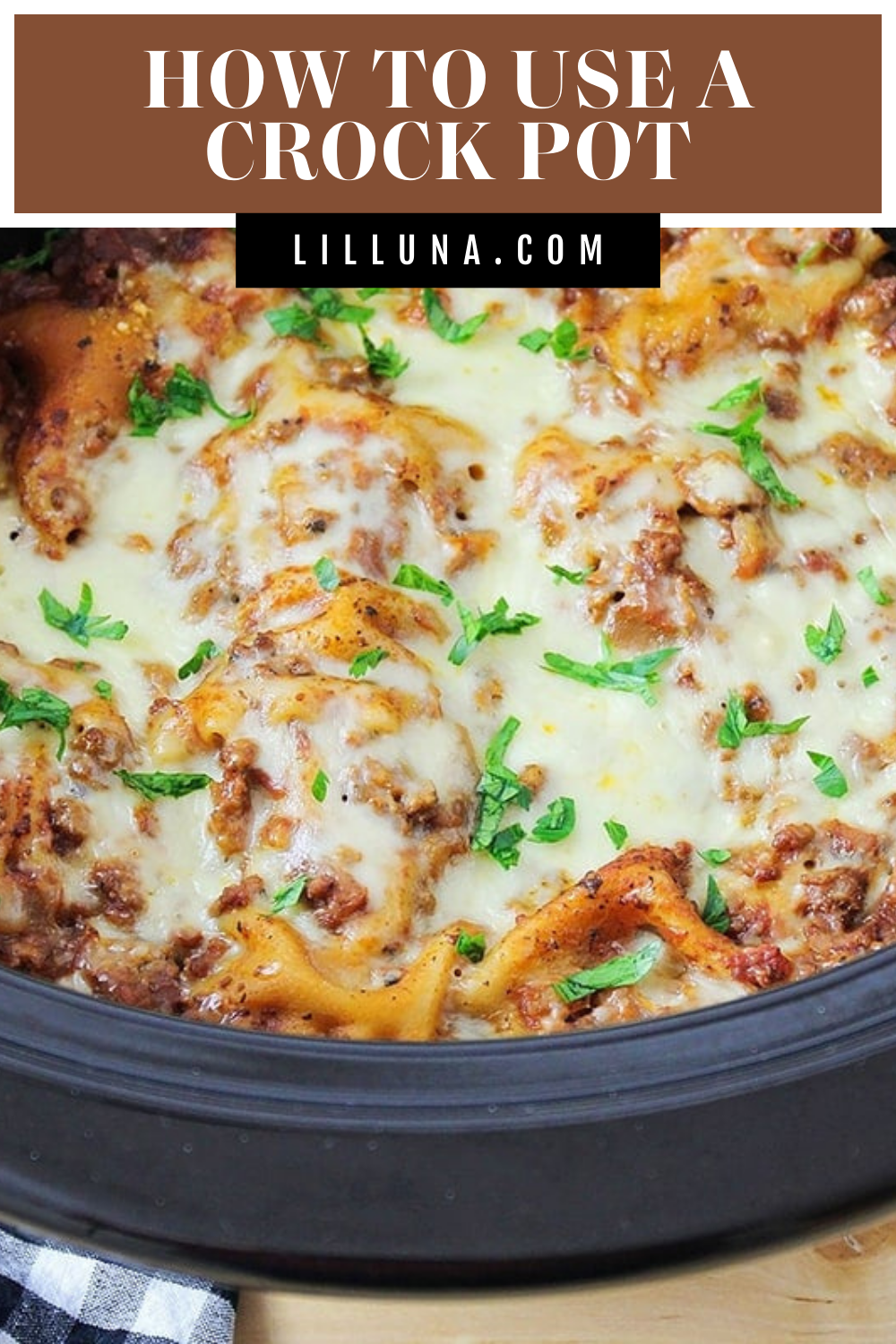 How to Use a Crock Pot | Lil' Luna