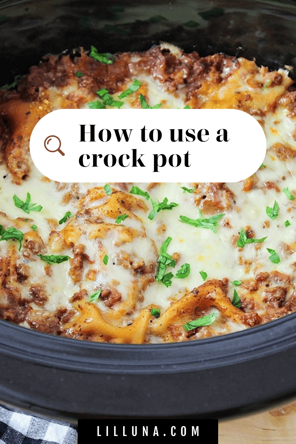 How to Use a Crock Pot | Lil' Luna