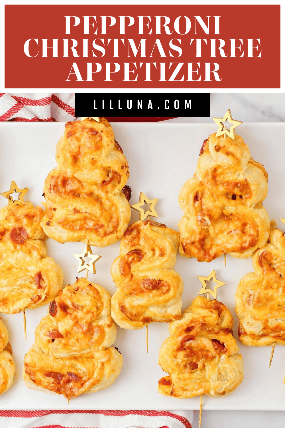 Pepperoni Christmas Tree Appetizer