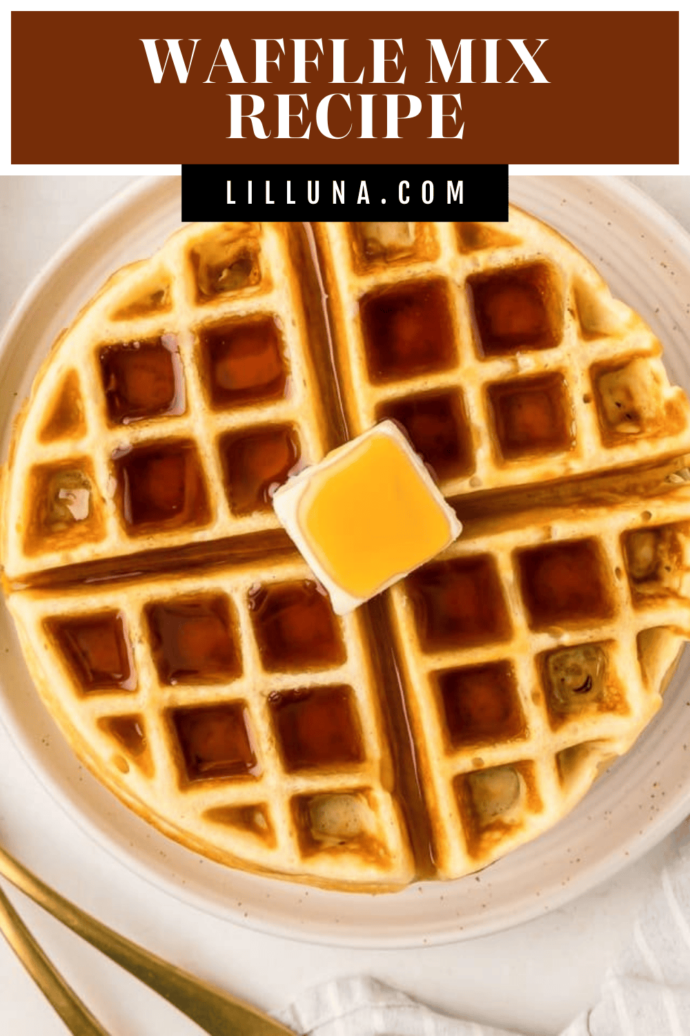 Easy Waffle Mix Recipe | Lil' Luna