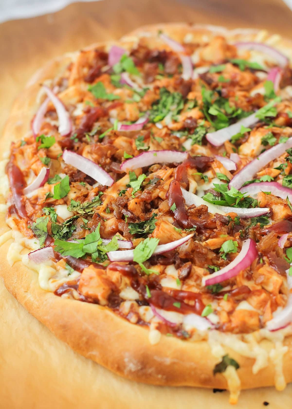 Homemade BBQ Chicken Pizza | Lil' Luna