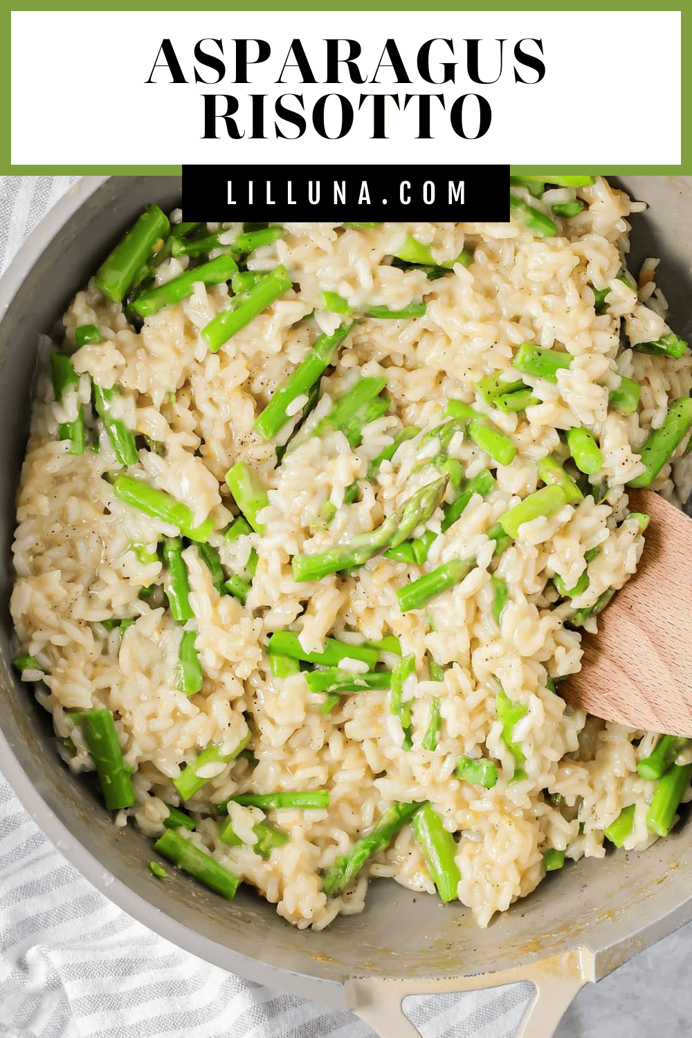 Creamy Asparagus Risotto | Lil' Luna